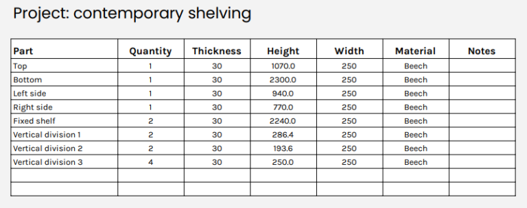 Cutting list optimizer for professional workshops | WOOD DESIGNER