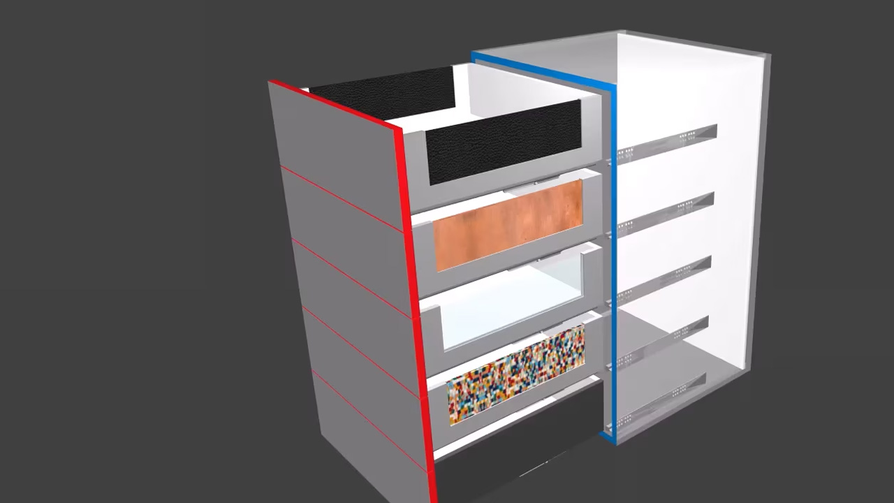 Hettich AvanTech YOU drawers now in PolyBoard cabinet software