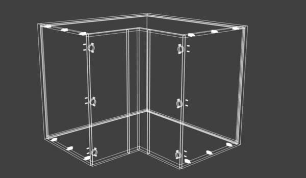 How to build a corner cabinet | WOOD DESIGNER