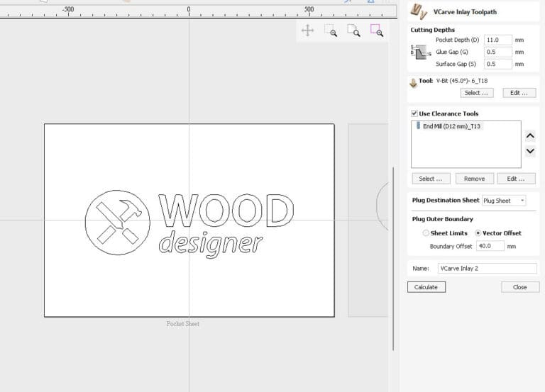 Making inlays using VCarve Pro | WOOD DESIGNER
