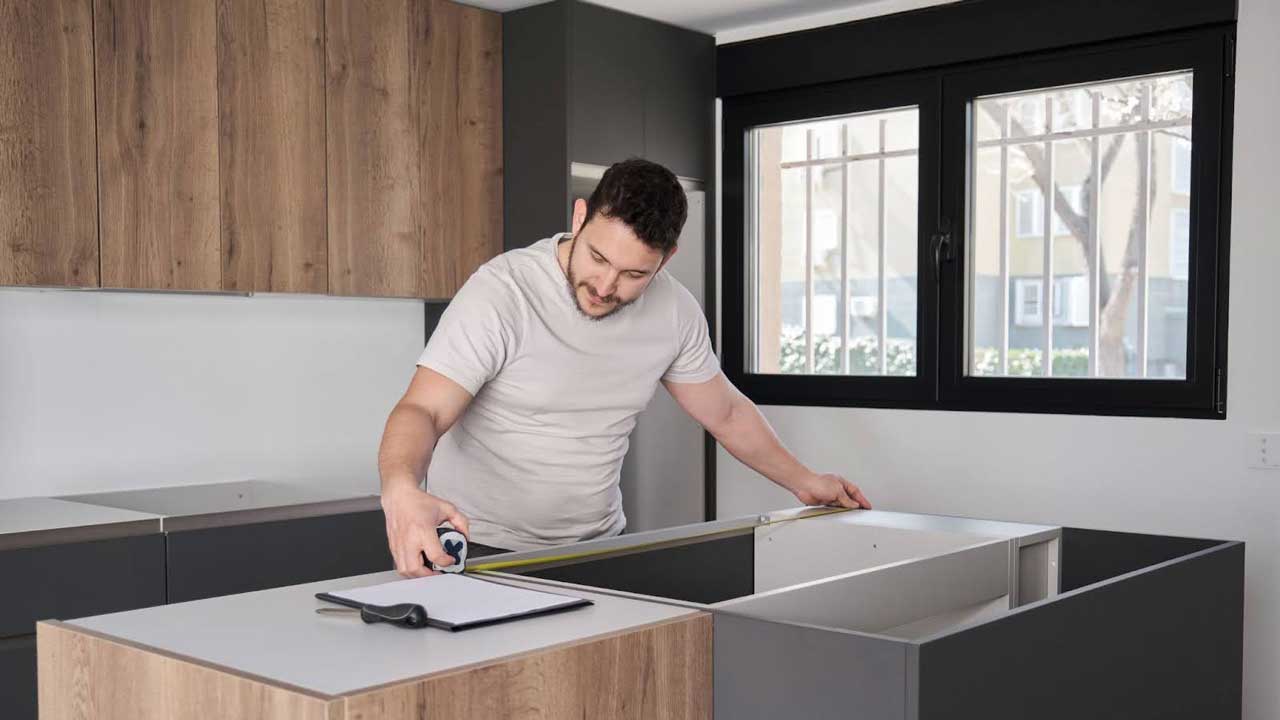 Heights and Dimensions for Kitchen Cabinets and Worktops